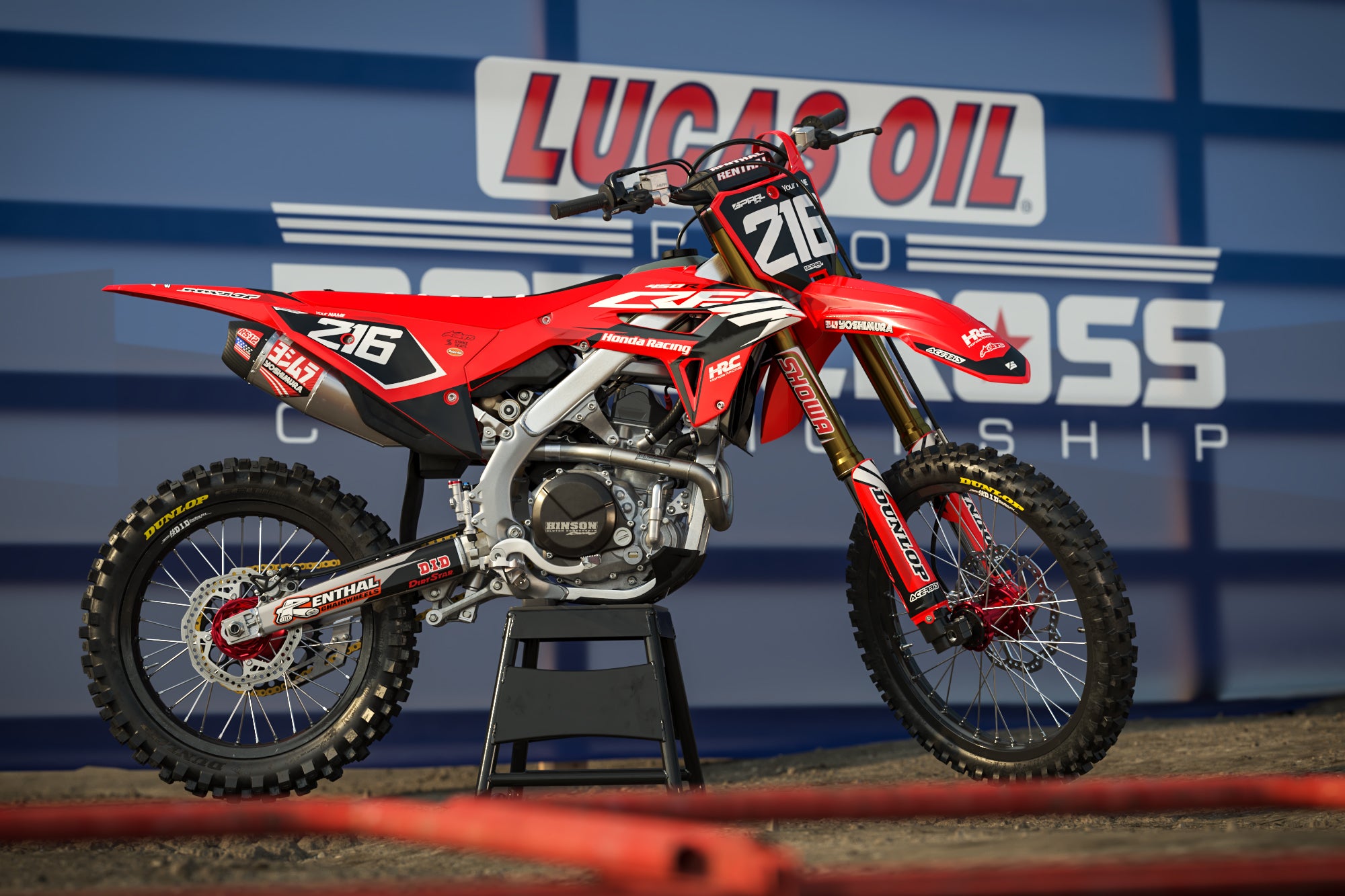 Honda // Moto Red Motocross Graphics Kit by SpiralGFX